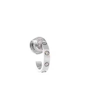 CARTIER Small Love Hoop Earrings 18k Gold