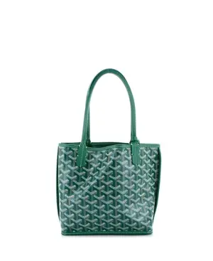Goyard Anjou Reversible Tote Coated Canvas - Green