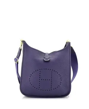 Hermès Pm Evelyne Iii Bag Clemence - Blue