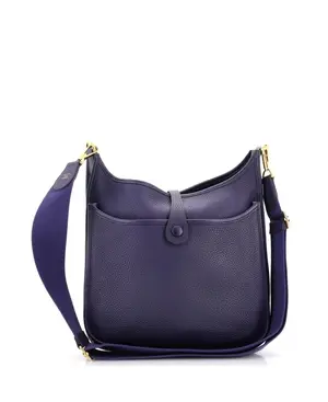Hermès Pm Evelyne Iii Bag Clemence - Blue