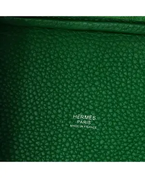 Hermès Picotin Lock Bag Pm Clemence - Green