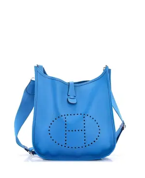Hermès Pm Evelyne Bag Gen Iii Epsom - Blue