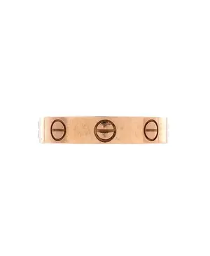CARTIER Love Wedding Band Ring - Pink