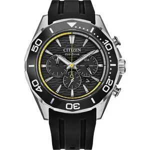 Citizen Endeavor Eco-drive Chronograph Strap Watch - Black