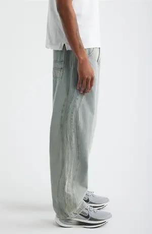 CRIMINAL DAMAGE Wavy Seam Relaxed Jeans