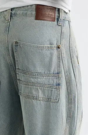 CRIMINAL DAMAGE Wavy Seam Relaxed Jeans