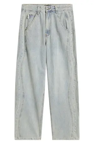 CRIMINAL DAMAGE Wavy Seam Relaxed Jeans