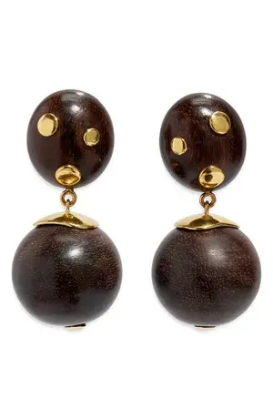 LIZZIE FORTUNATO Nopales Acacia Drop Earrings