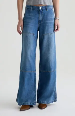 Ag Stella High Waist Wide Leg Jeans