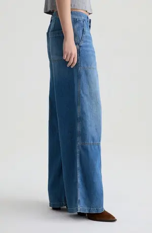Ag Stella High Waist Wide Leg Jeans