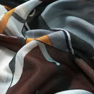 YOUZEY The Romey Scarf - Orange/black