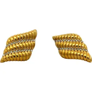 GEMINI JEWELRY Sea Shell Drop Earrings