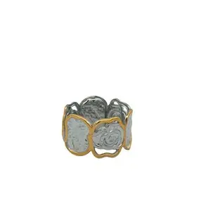 GEMINI JEWELRY Rose Petal Open Ring