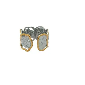 GEMINI JEWELRY Rose Petal Open Ring