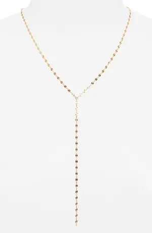 SET & STONES 14k- Fill Lariat Necklace