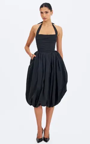 Miss Circle Gathered Cocktail Dresses