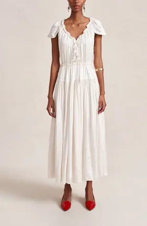 LA LIGNE Sienna Maxi Dress - Ivory