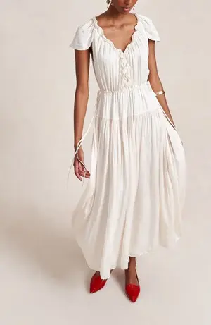LA LIGNE Sienna Maxi Dress - Ivory