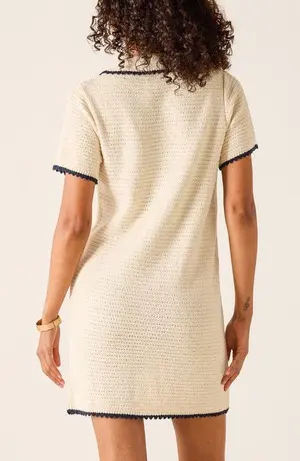 VOYAGEUR BY MERSEA Paley Polo Crochet Mini Dress