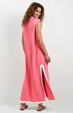 Trina Turk Nuvola Zip-front Midi Dress