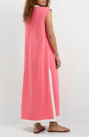 Trina Turk Nuvola Zip-front Midi Dress