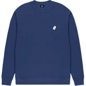 DALIX Relaxed Fit Fleece Crewneck Sweatshirt - Cobalt