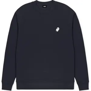 DALIX Relaxed Fit Fleece Crewneck Sweatshirt - Ink Blue