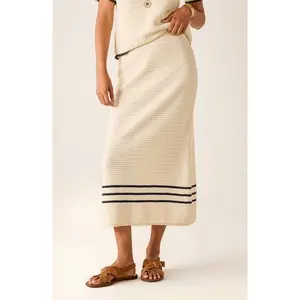 VOYAGEUR BY MERSEA Paley Crochet Midi Skirt