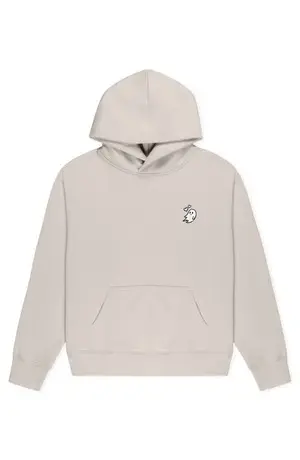DALIX Relaxed Fit Fleece Pullover Hoodie Bone