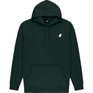 DALIX Fleece Hooded Sweatshirt - Pine Green