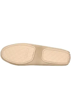 Pretty Ballerinas Suede Driving Moccasins - Beige