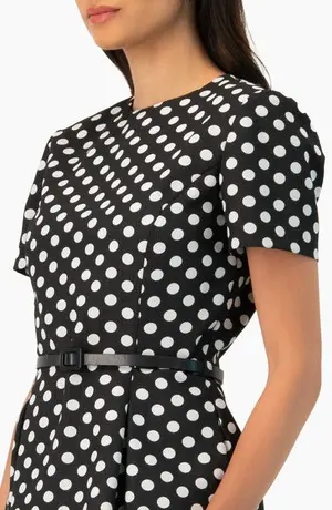 IVONNE Polka Dot A-line Dress