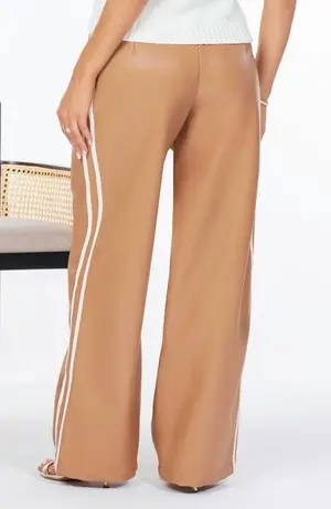 BISHOP + YOUNG Faux Leather Track Pant