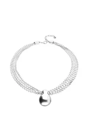 UNODE50 Threads And Large Dials Necklace