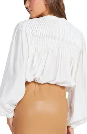 BISHOP + YOUNG Pintuck Detail Blouse