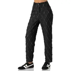 IVONNE Straight-leg High-rise Jeans With Distressed Detail