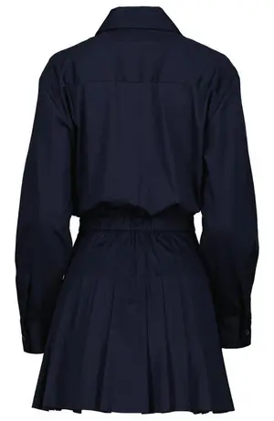 BISHOP + YOUNG Pleated Mini Shirt Dress