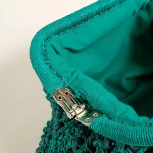 ZSA ZSA ZSU Delhi Raffia Clutch