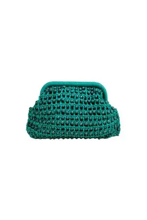 ZSA ZSA ZSU Delhi Raffia Clutch