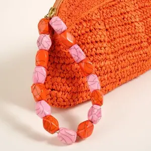 ZSA ZSA ZSU Delhi Raffia Clutch
