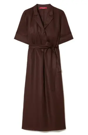 Marina Rinaldi Belted Shirt Dress
