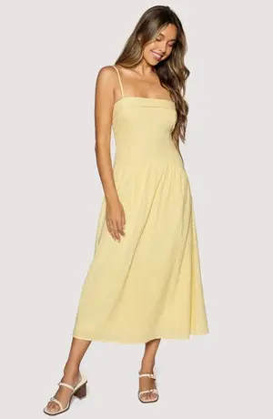 LOST + WANDER Cotton Midi Dress