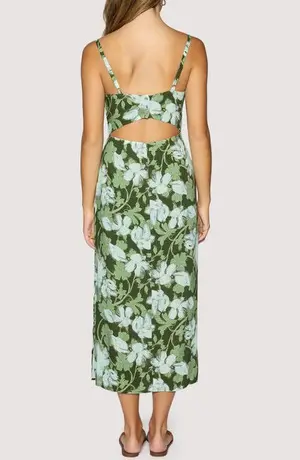 LOST + WANDER Petal Grove Back Cutout Dress