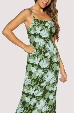 LOST + WANDER Petal Grove Back Cutout Dress