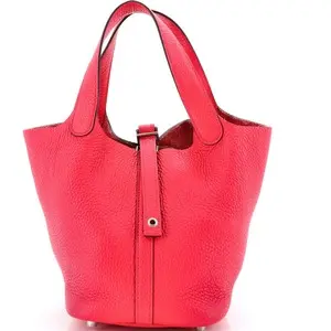 Hermès Picotin Lock Bag Clemence PM Pink