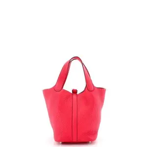 Hermès Picotin Lock Bag Clemence Pm - Pink