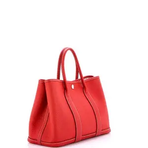 Hermès Garden Party Tote Leather 30 - Red