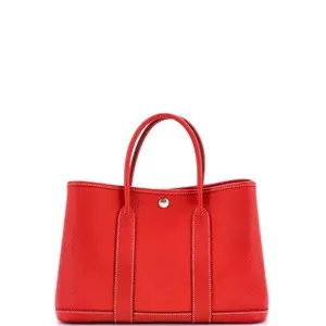 Hermès Garden Party Tote Leather 30 - Red