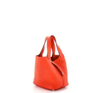 Hermès Picotin Lock Bag Clemence Pm - Feu