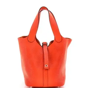 Hermès Picotin Lock Bag Clemence Pm - Orange